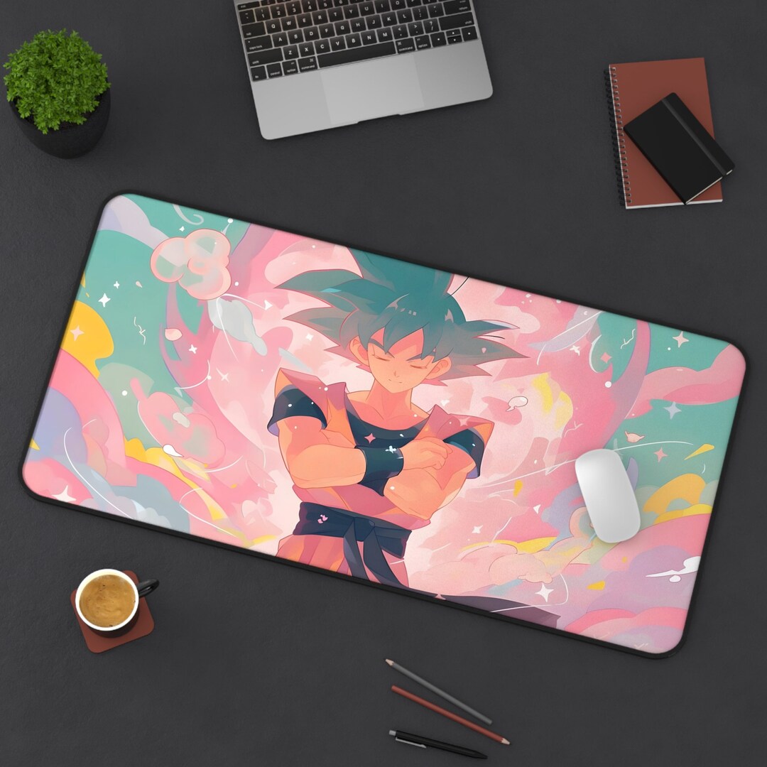 Dragonball Goku Desk Mat, Anime Desk Mat, Large Desk Mat, Perfect Gift ...
