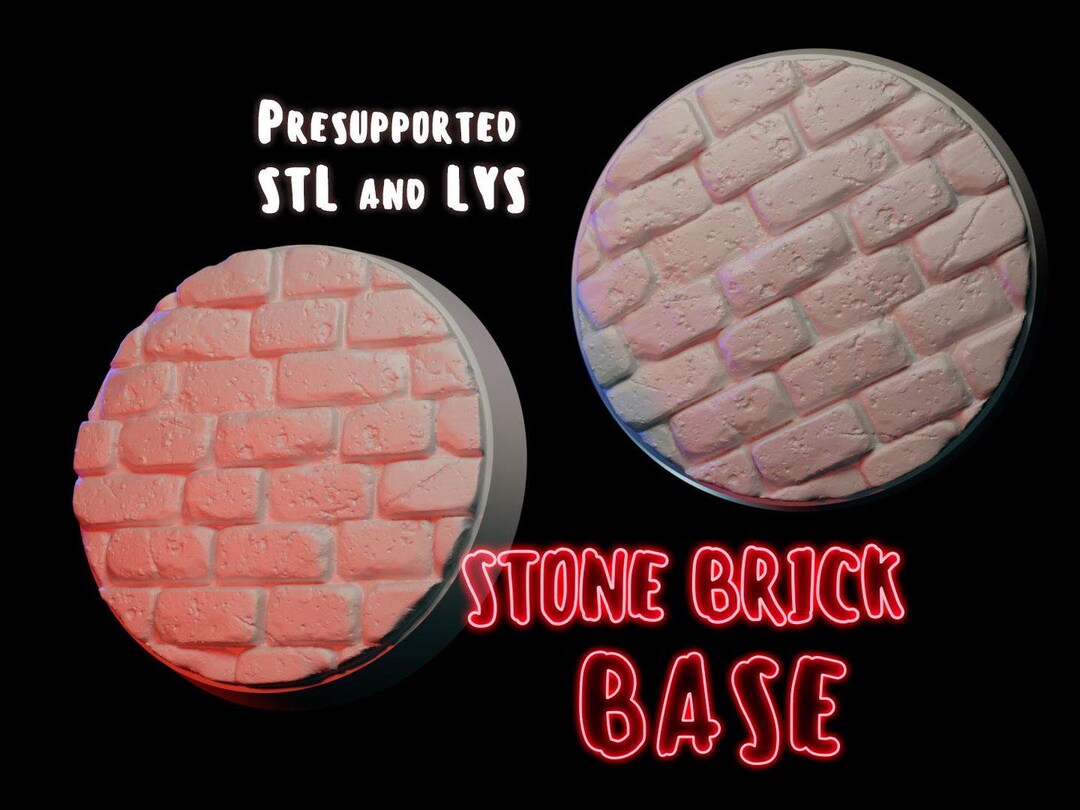 Stone Bricks - Bases for Miniatures - Etsy