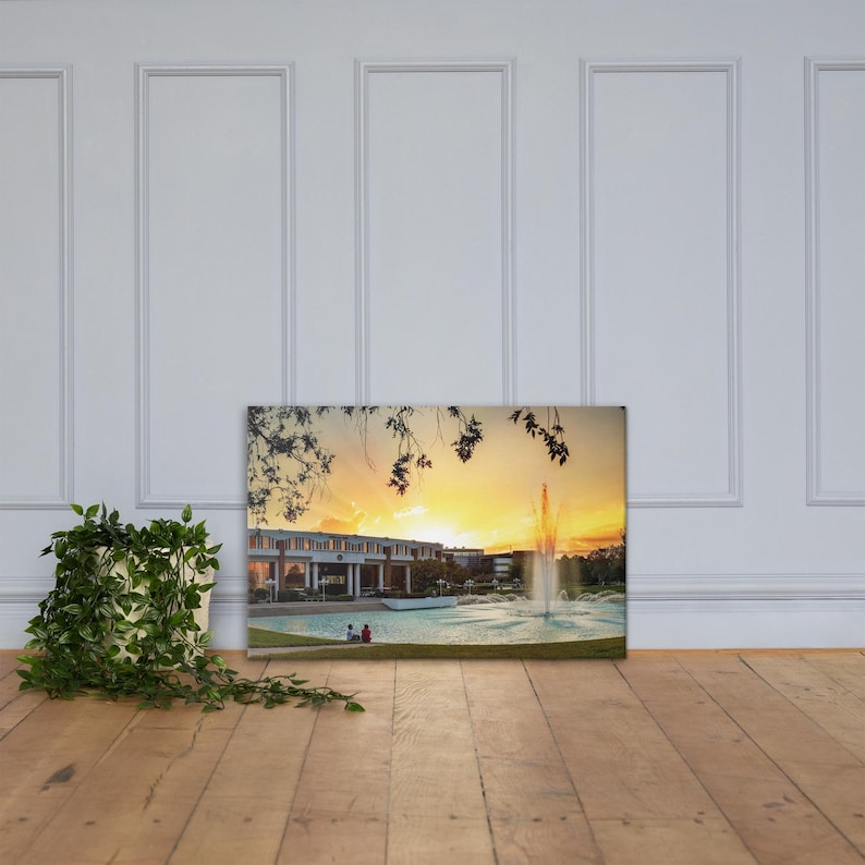 UCF Knights Sunset Campus Canvas Wall Art Stretched and Framed ...