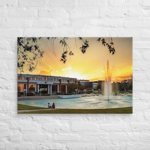 UCF Knights Sunset Campus Canvas Wall Art Stretched and Framed ...