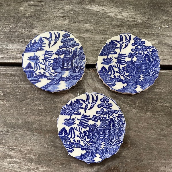 Blue Willow Tiles - Etsy