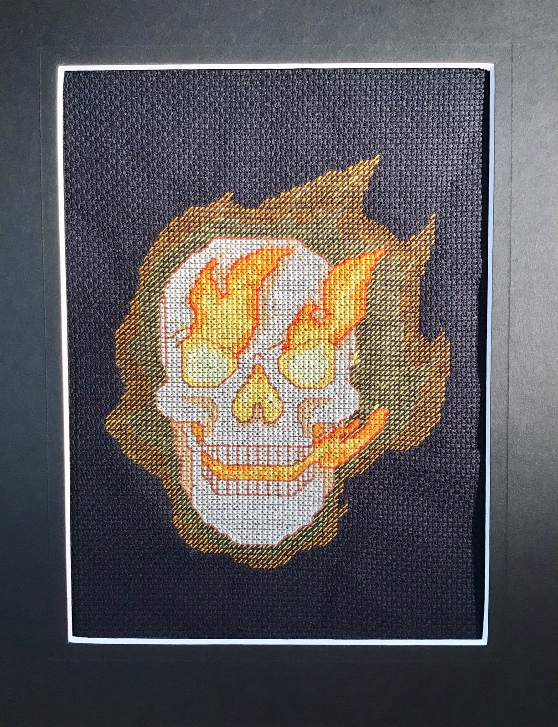 Ghost Rider cross stitch pattern | Etsy