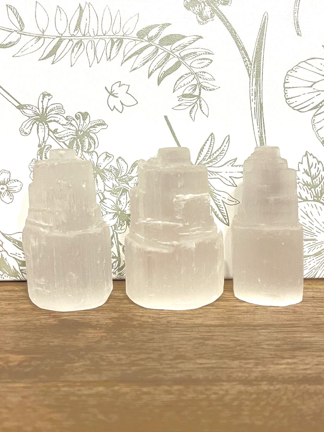 Satin Spar Selenite Mini Towers - Etsy
