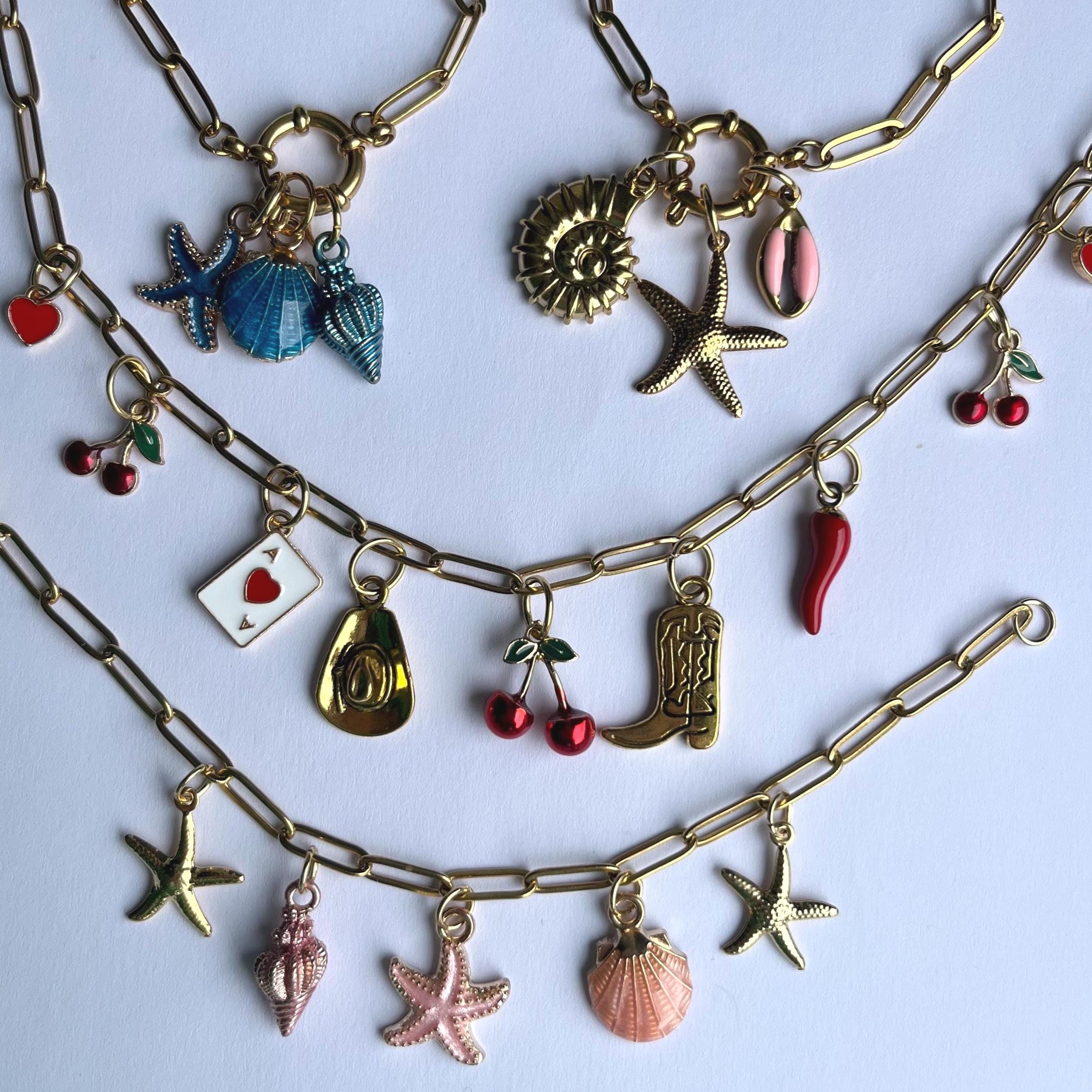 Build Your Own Charm Bracelet | Gold Jewellery | Custom Bracelet ...