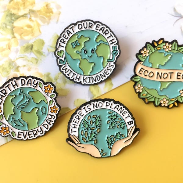 Backpack Pins Earth - Etsy