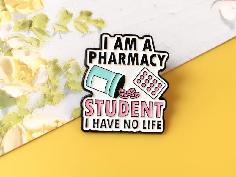 Pharmacy, Pharmacist Enamel Pin | Medical Science Pin Badge | Lapel Pin ...