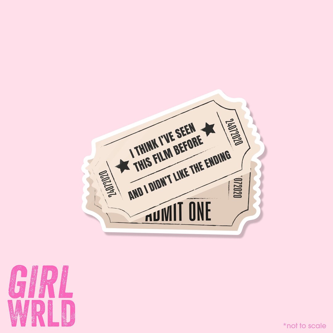 Exile Sticker// Kindle, E-reader Sticker, Laptop Sticker, Girly Decal ...