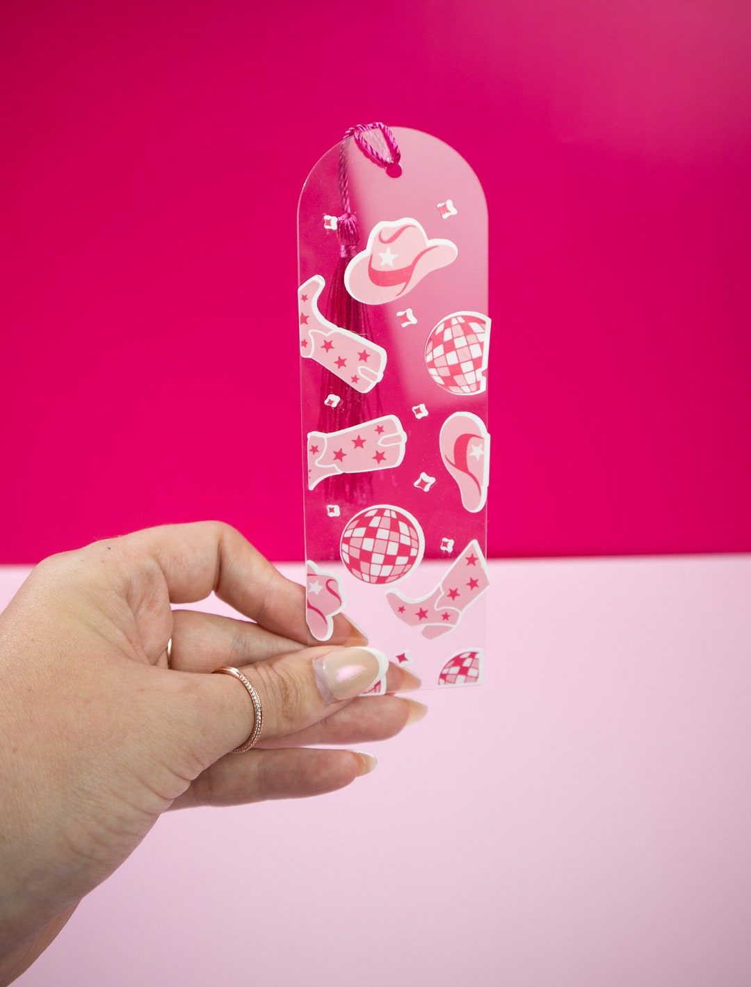 YEEHAW Cowboy Inspired Bookmark, Pink, Sassy, Funny, Book Lover Reading ...