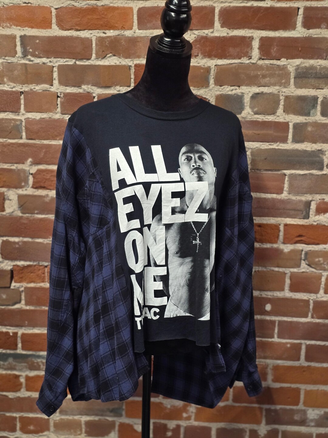 Tupac Flannel – Handcrafted Iconic Design - Etsy