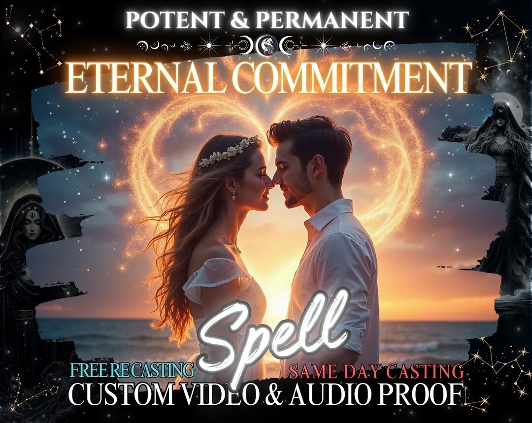 POWERFUL ETERNAL COMMITMENT Spell I Love Spell I Unbreakable Bond Spell ...