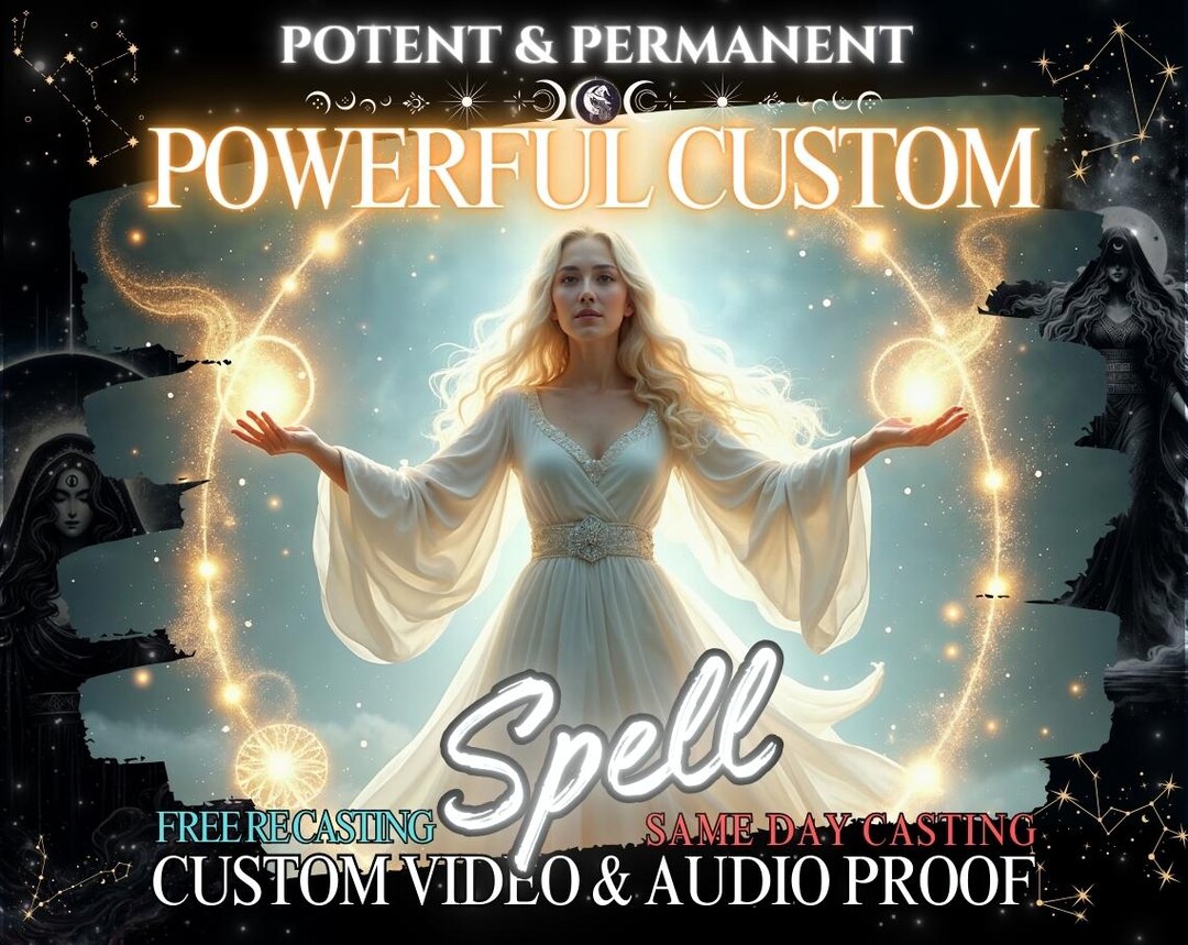 Powerful Custom Spell, Same Day Cast, Fast Spell Casting, Customized ...