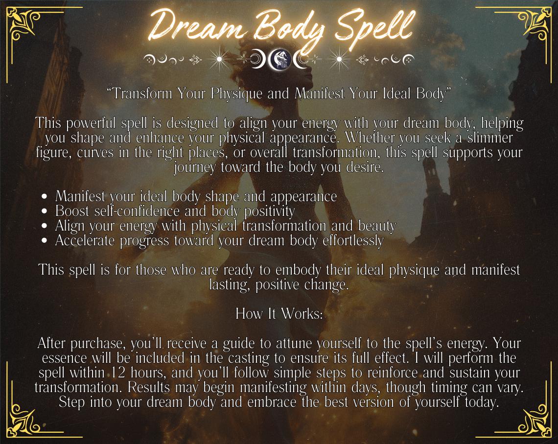 Perfect Body Spell, Dream Body Spell – Fitness, Fat Burning & Body ...
