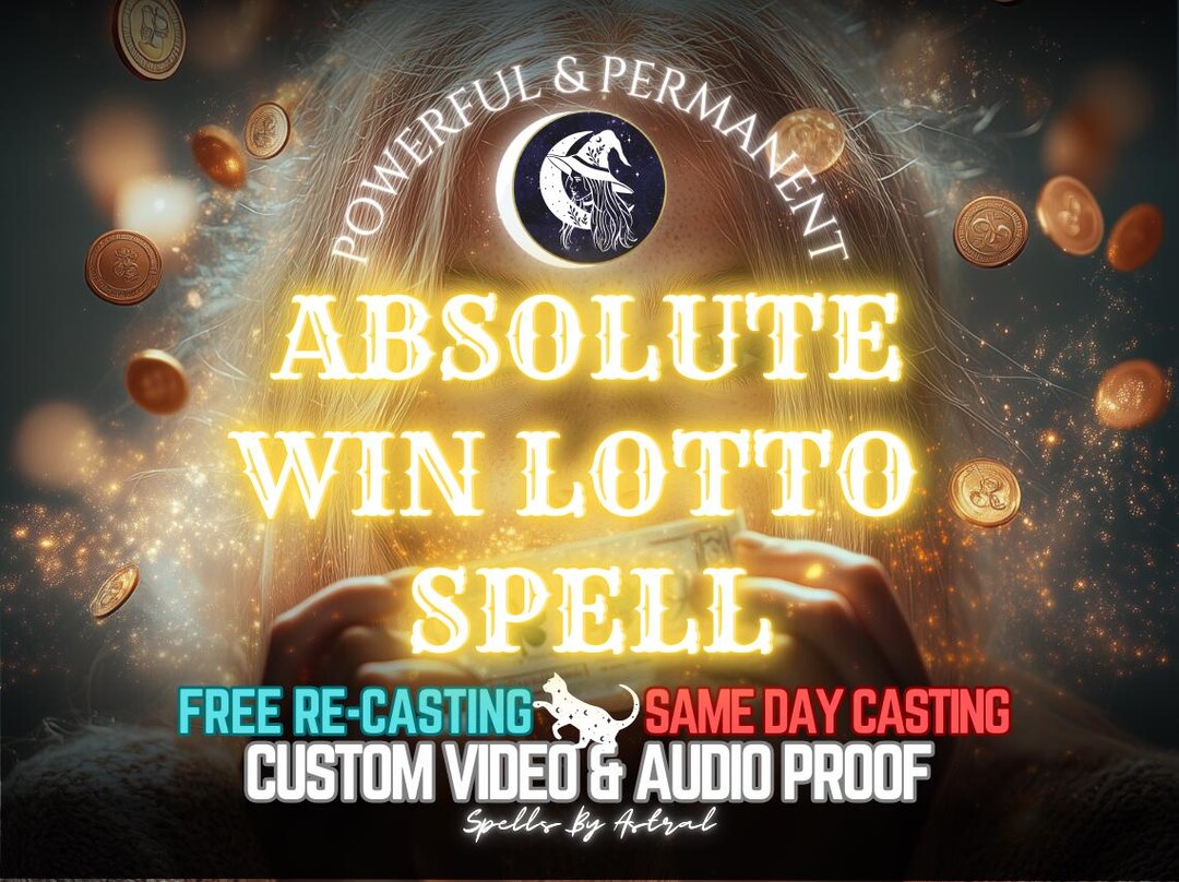 Powerful Lotto Win Spell: Luck & Abundance Energy - Etsy