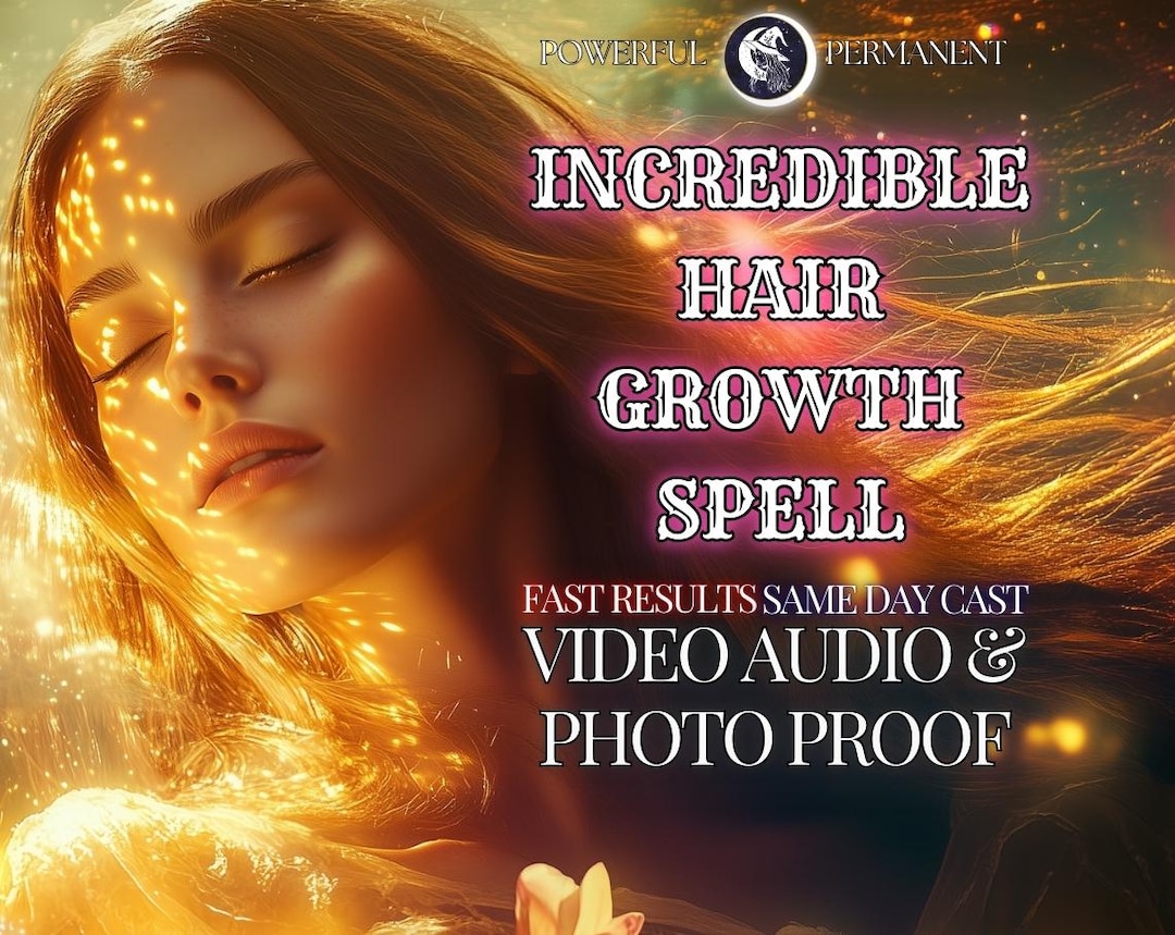 HAIR GROWTH SPELL | Boost Hair Thickness and Strength | Stop Hair Loss ...