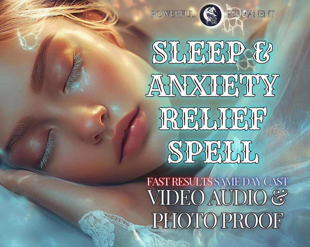 Sleep & Anxiety Relief Spell | Stop Insomnia and Restless Nights | Calm ...