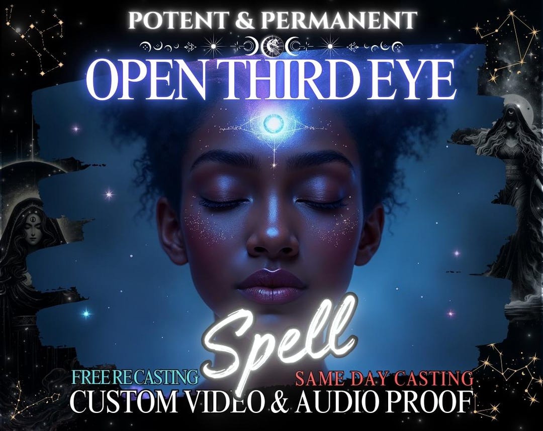 POWERFUL 3RD EYE Awakening Spell I Intuition Enhancement Spell I ...