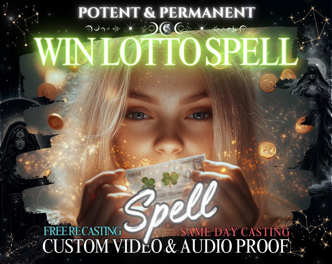 Powerful Lotto Win Spell: Luck, Fortune, Abundance - Etsy