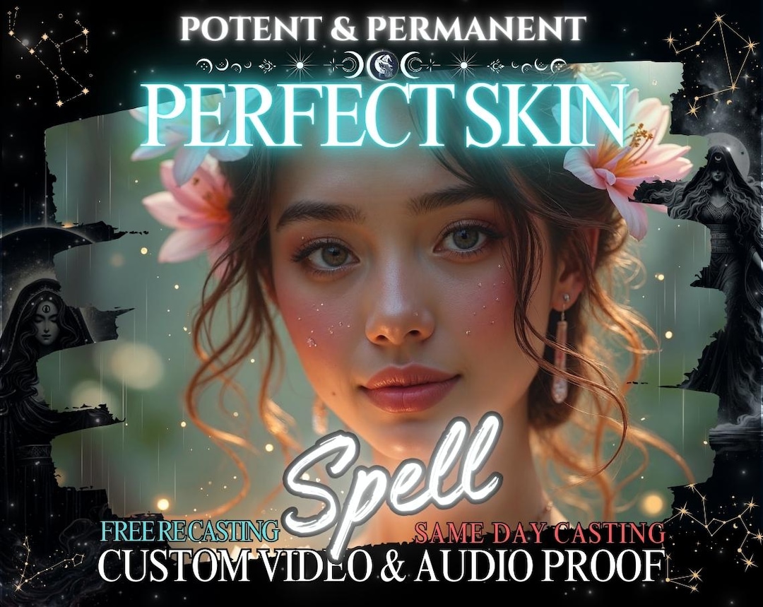 PERFECT SKIN SPELL, Clear Acne Spell, Attractive Spell, Clear Skin ...