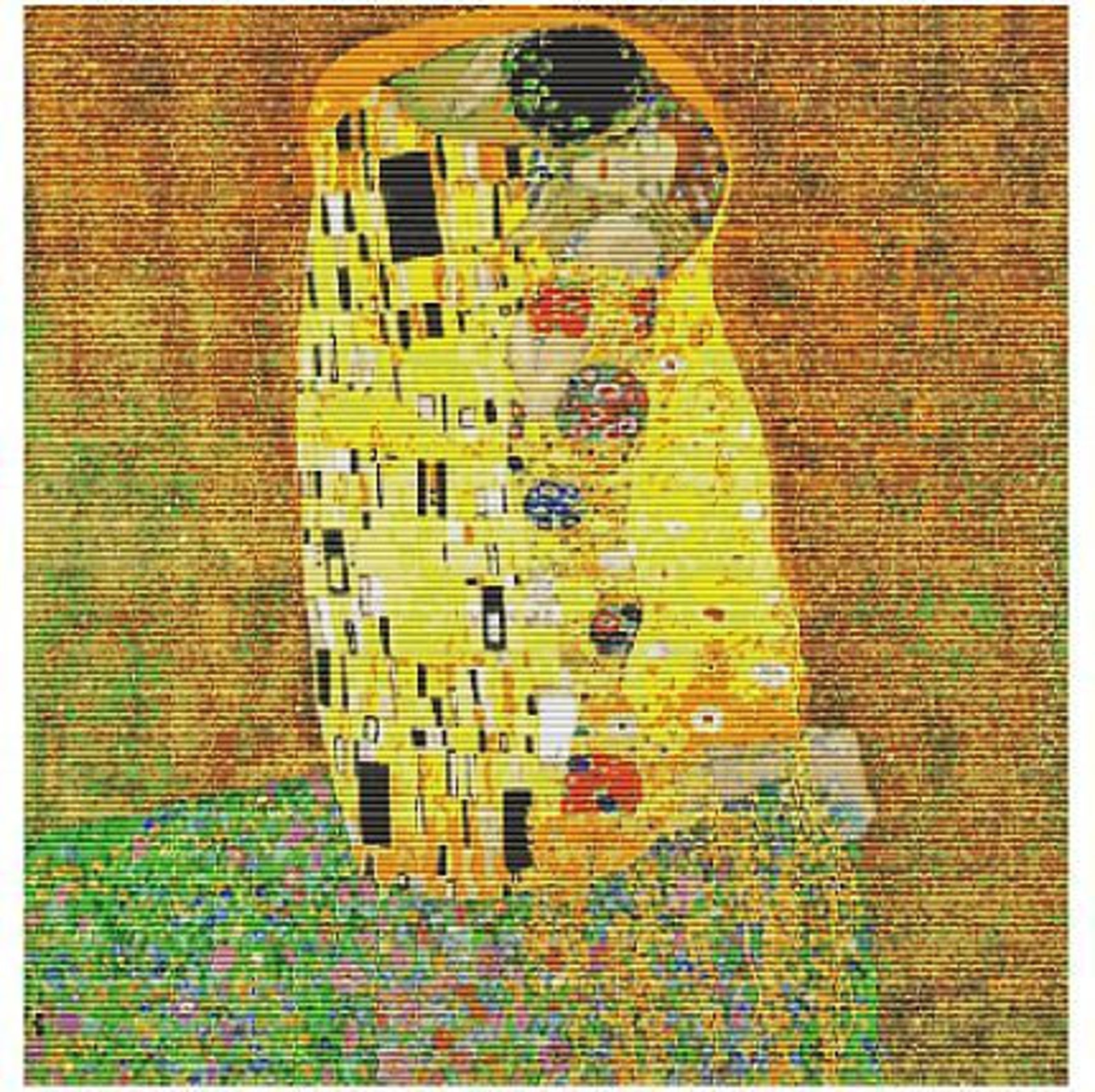 Gustav Klimt, the Kiss Pattern for Loom or Peyote - Etsy