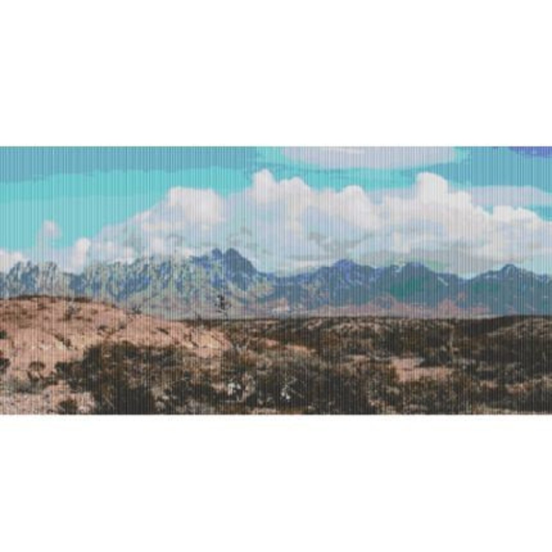 Organ Mountains, Nm-sideways, Bead Pattern for Loom or Peyote - Etsy