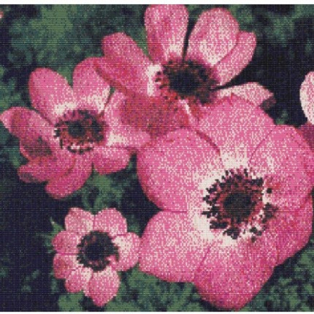 Poppies on Parade, a Beading Pattern for Loom or Peyote - Etsy