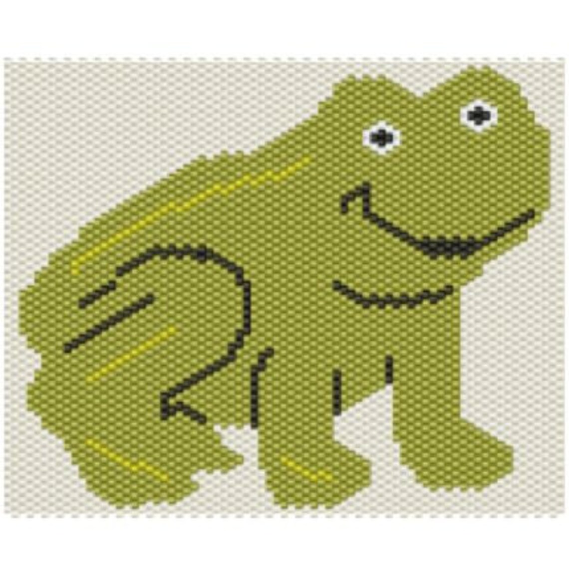 My Frog, Bead Pattern for Loom or Peyote - Etsy