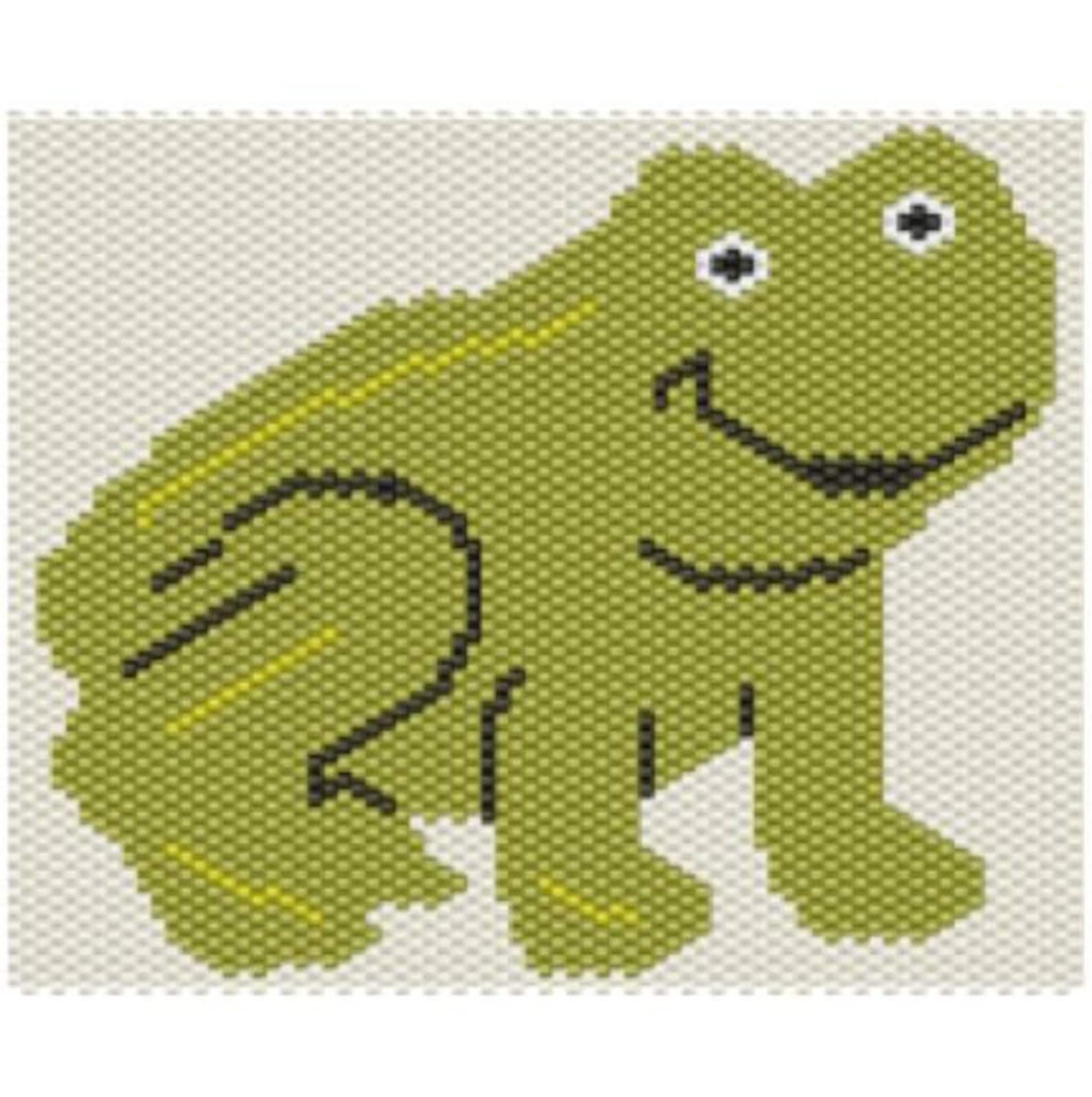 My Frog, Bead Pattern for Loom or Peyote - Etsy