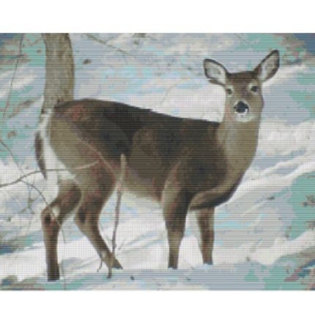 Doe, A Female Deer, Bead Pattern for Loom or Peyote - Etsy