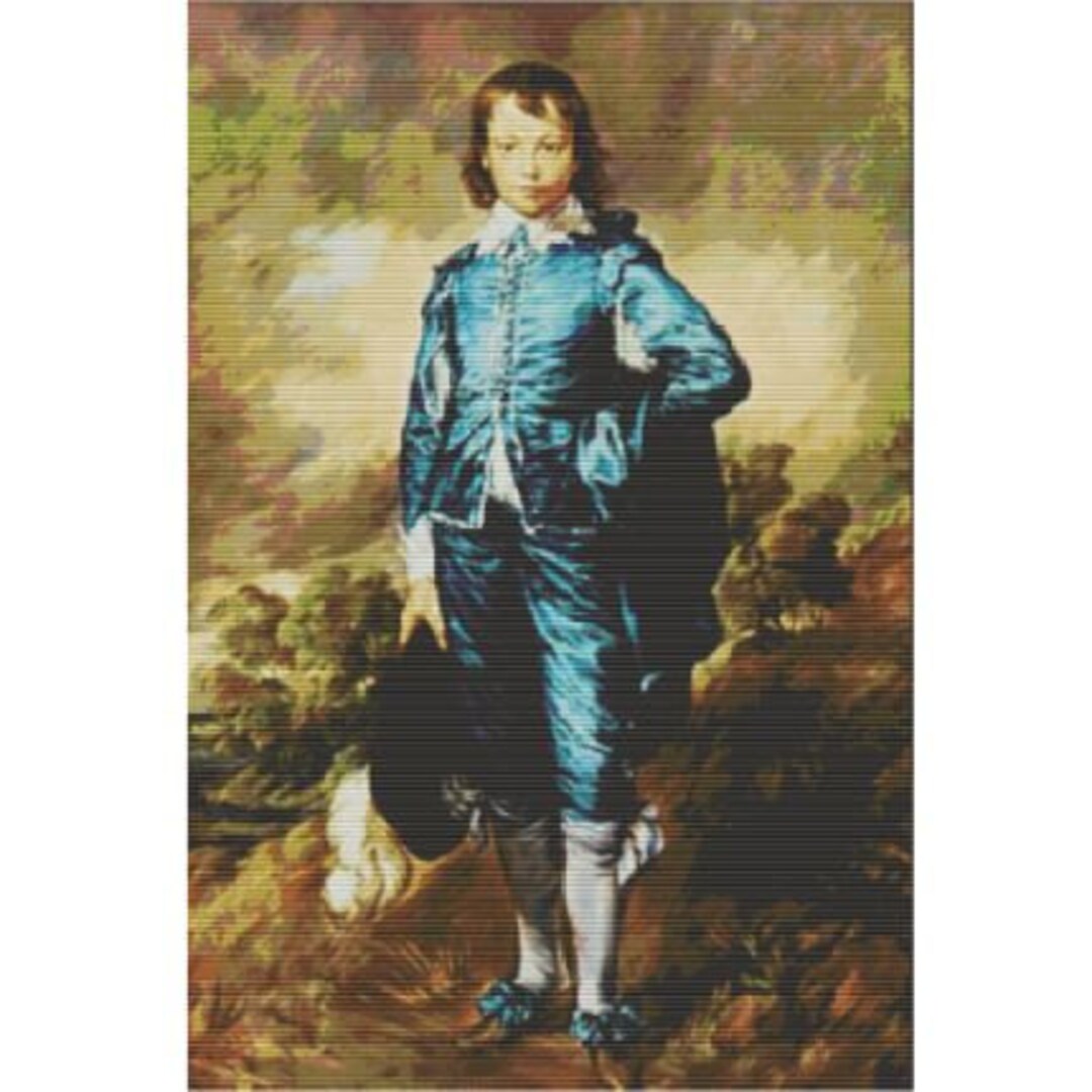 Blue Boy by Gainsborough, Bead Pattern for Loom or Peyote - Etsy