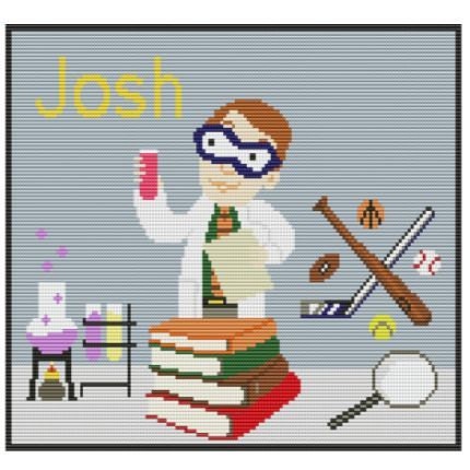 Scientist, Pattern for Loom or Square Stitch - Etsy