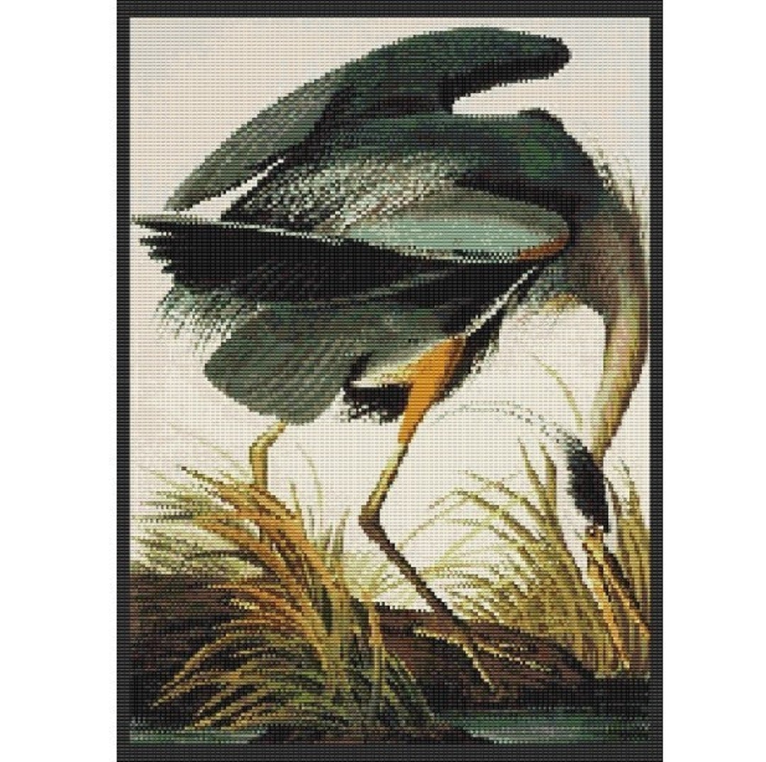 Great Blue Heron, Bead Pattern for Loom or Peyote - Etsy