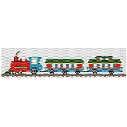 Toy Train, Pattern for Loom or Peyote - Etsy