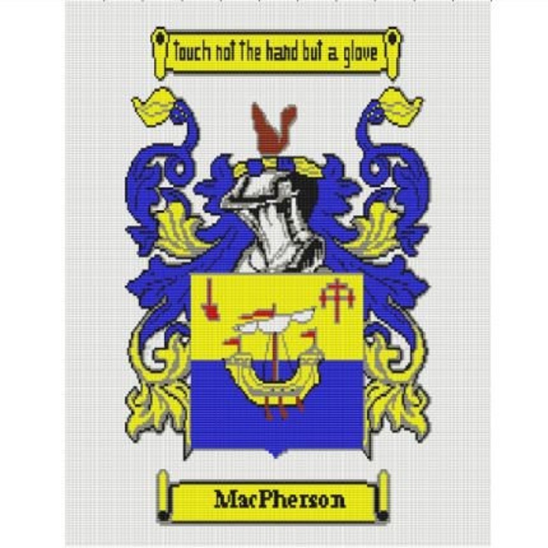 Macpherson Crest, Bead Pattern for Loom or Square Stitch - Etsy