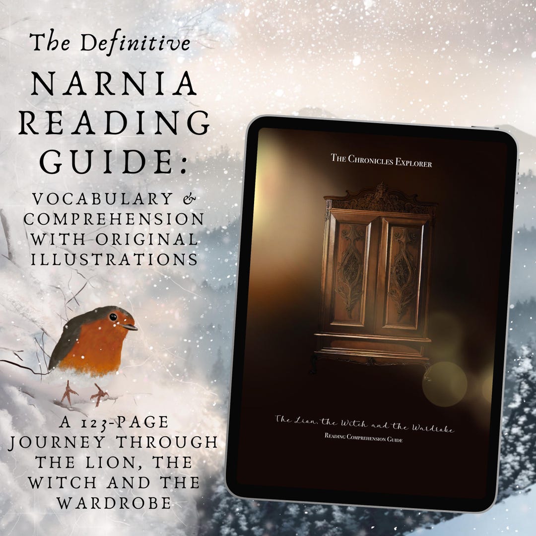 Narnia Reading Guide Comprehension Companion for the Lion, the Witch ...