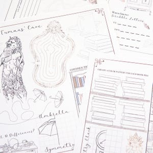 Narnia Activity Placemats | Printable Novel Study (PDF Pattern) - Etsy