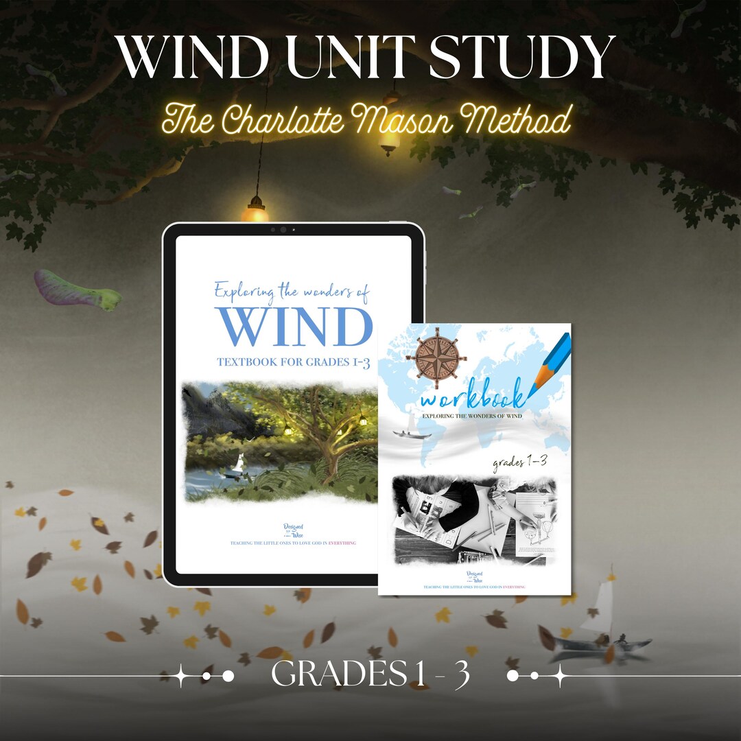 Wind Unit Study Grade 1-3, Weather Unit Study for Christian Homeschool ...