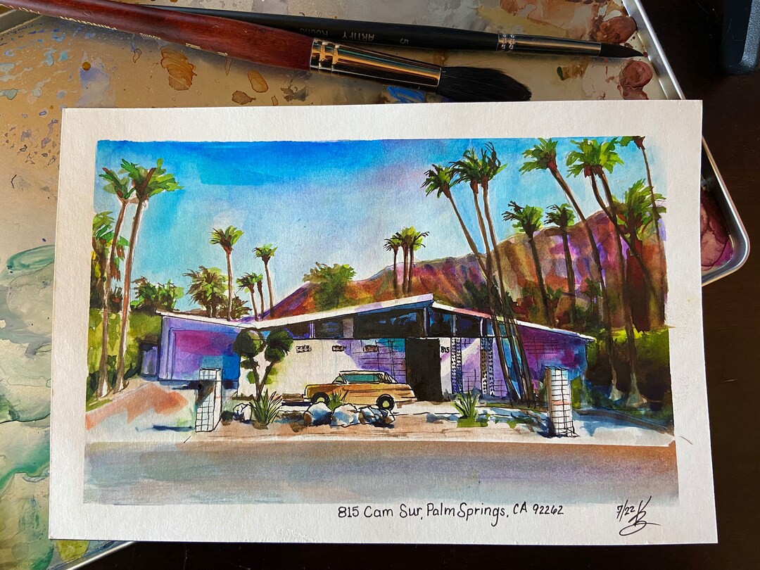 Mid Century Modern House, 815 Cam Sure, Palm Springs - Etsy