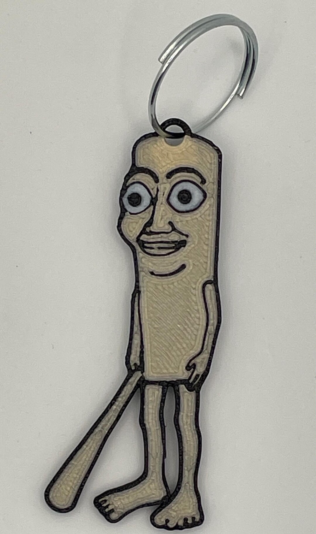 Tung Tung Tung Sahur Italian Brainrot Stick Keychain, Keyring 7cm AI ...