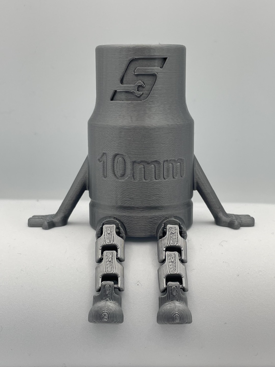 Scaled 10mm Socket Buddy Meme Funny. Arms & Articulated Legs 3D Printed ...