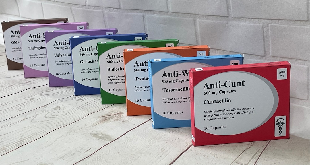 ADULT Joke Prank Pill Medication Box Present Gift Fool's Trick Funny ...