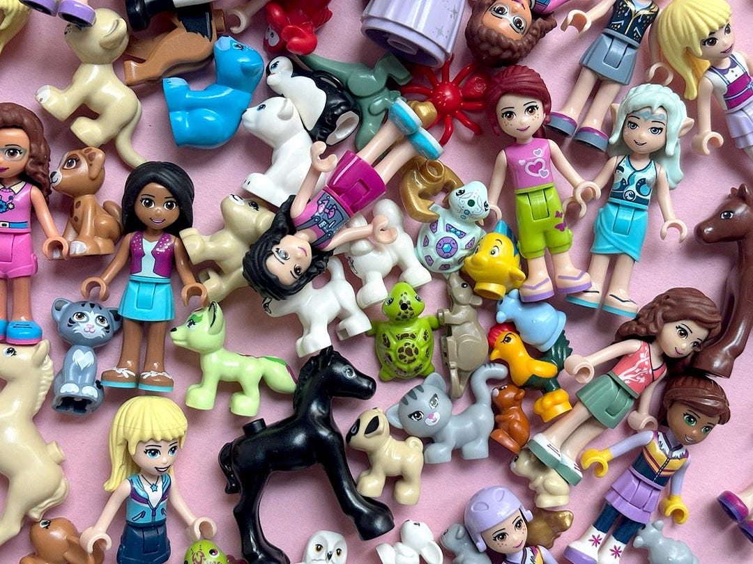 Mini Dolls Minifigures Pets Animals Friends Collection Cute Toys Rare ...