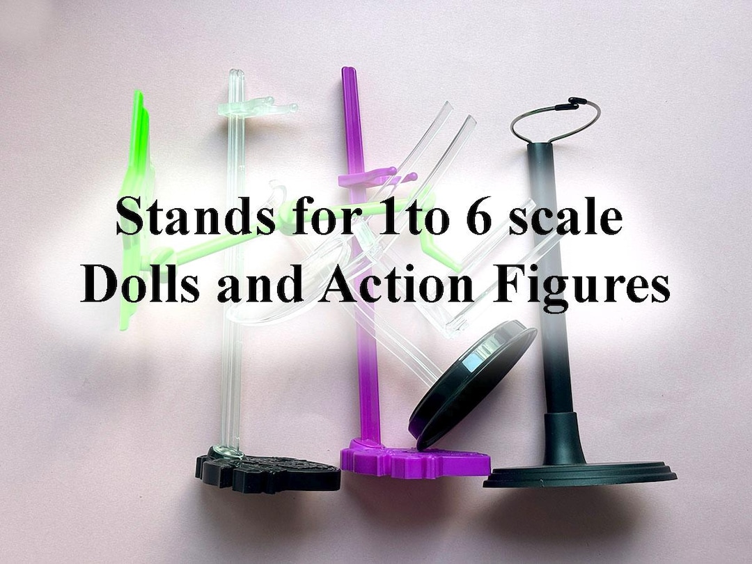 Stands for Fashion Dolls and Action Figures 11 - 12 Inch Tall. Vintage ...