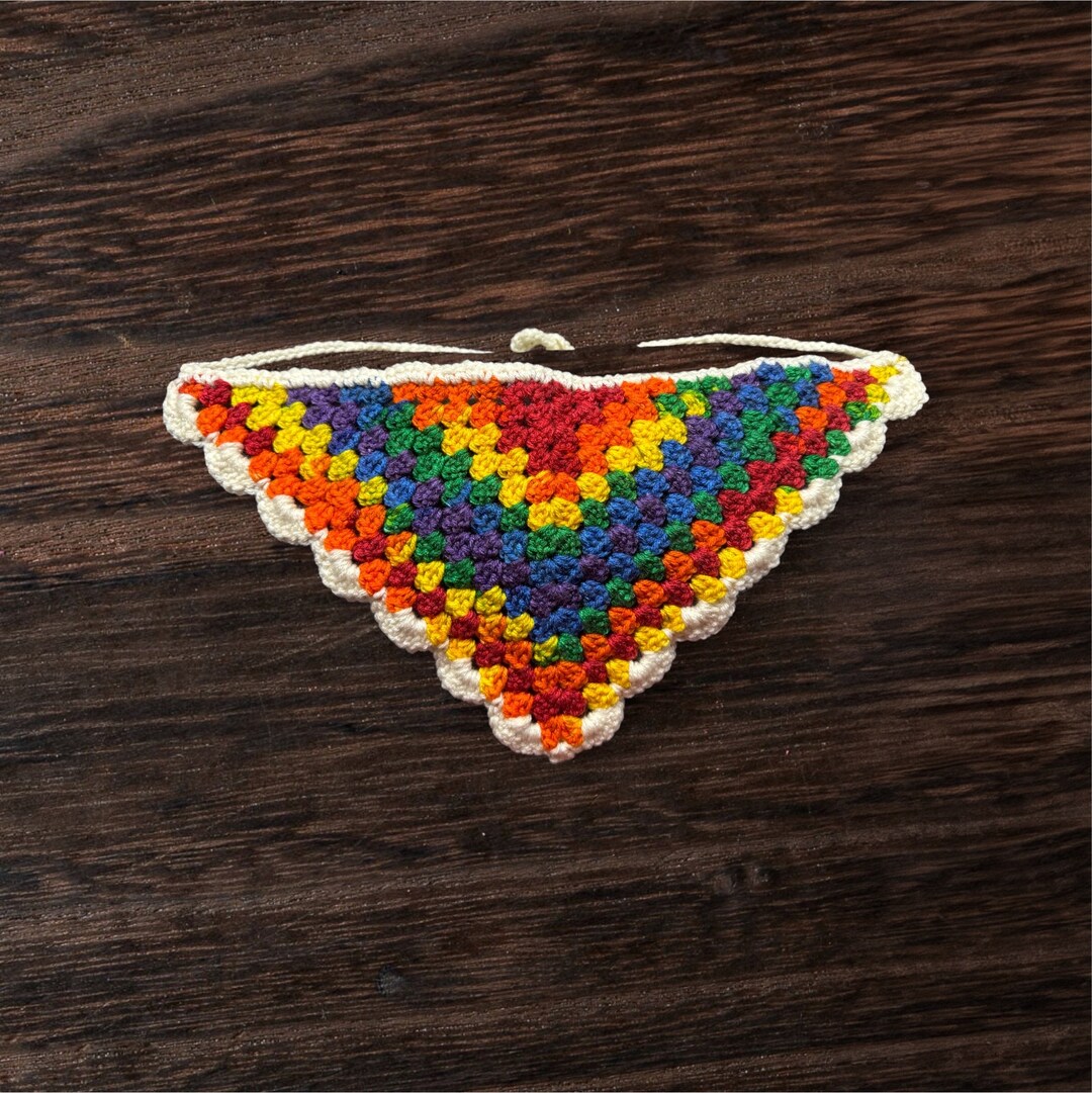 Crochet Head Bandana, Pride Bandana - Etsy