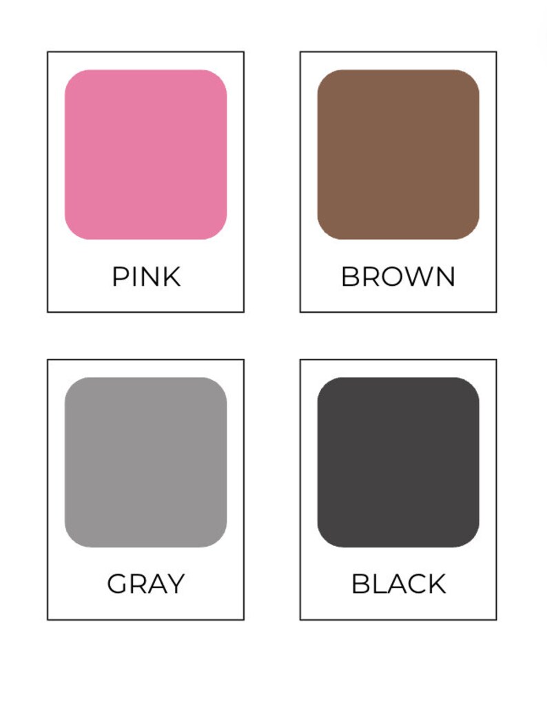 15 Color Cards, Montessori Flashcards, Pre-school Cards, Educational ...