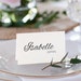 Minimal Wedding Place Names, Table Place Name Cards, Minimal Wedding ...