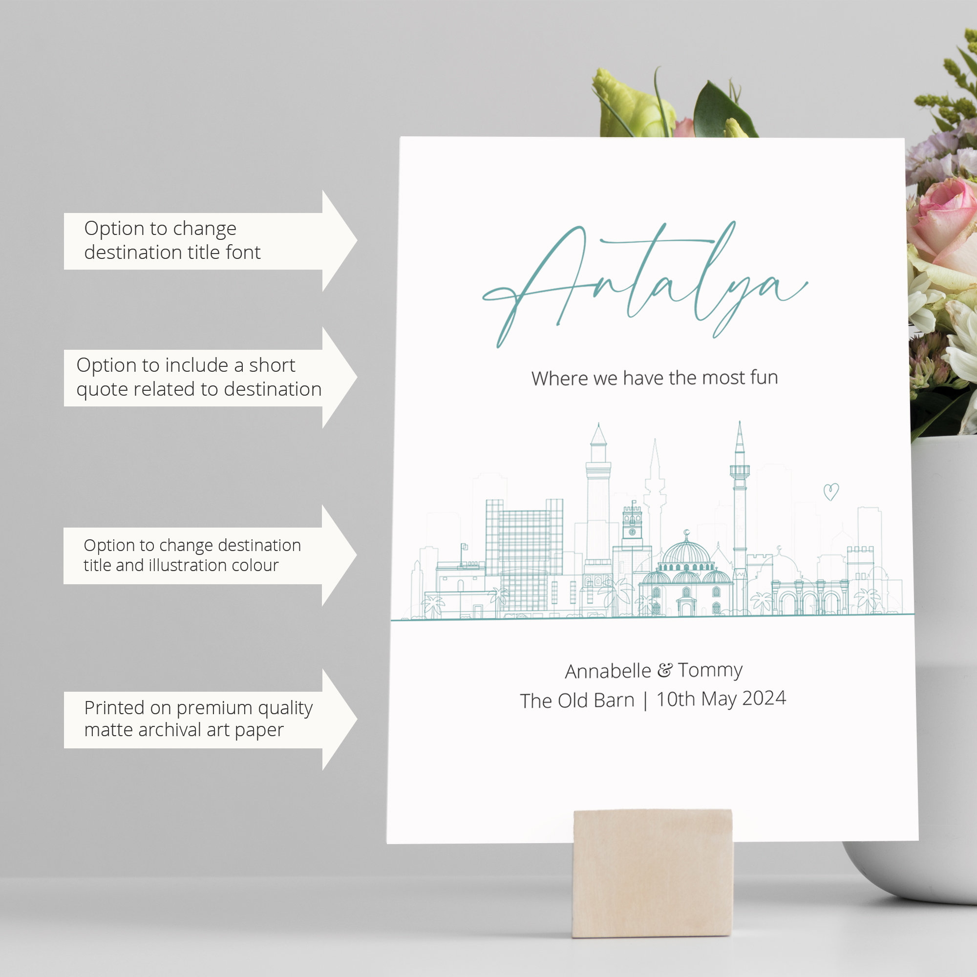 Travel Table Numbers for Wedding, Wedding Table Numbers, Destination ...