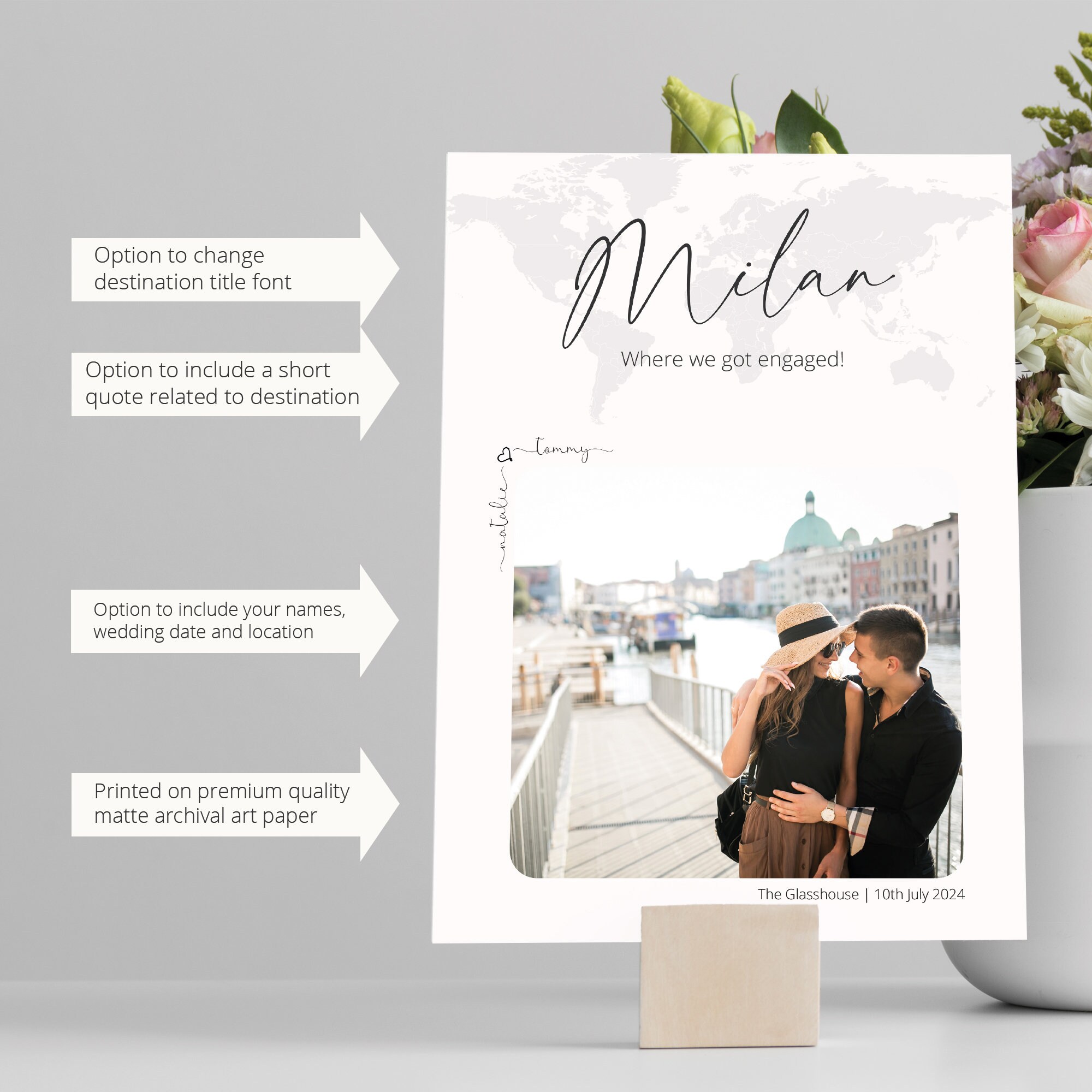 Travel Table Numbers for Wedding, Wedding Table Numbers, Destination ...