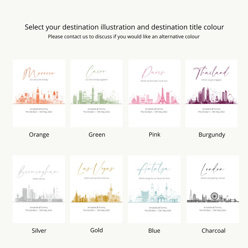 Travel Table Numbers for Wedding, Wedding Table Numbers, Destination ...