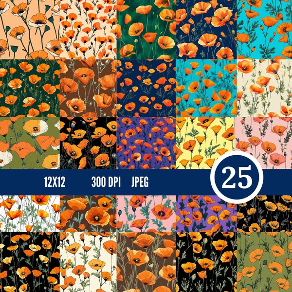 California Poppy - Etsy