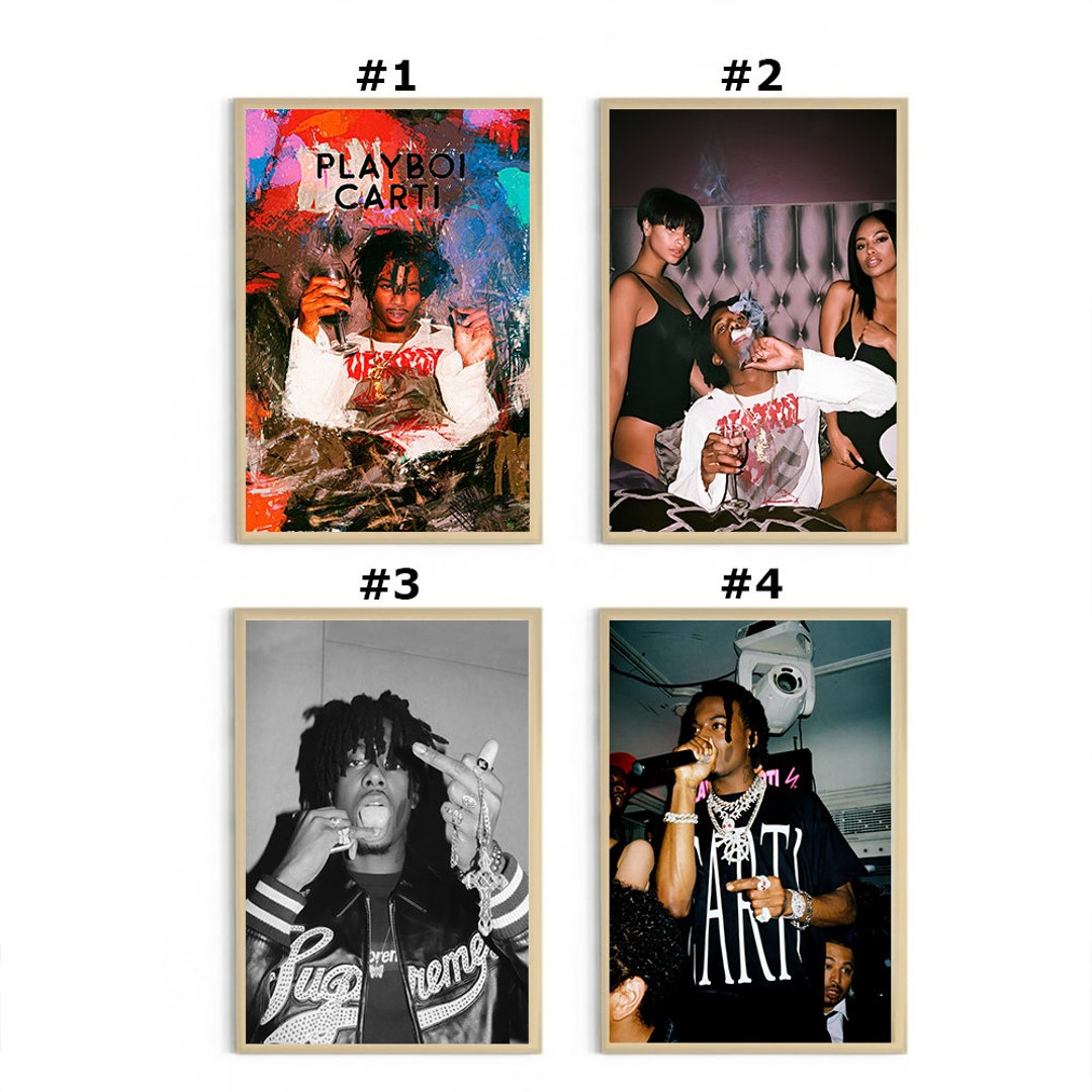 Playboi Carti Rapper Music Star Art Poster Home Wall Decor - Etsy